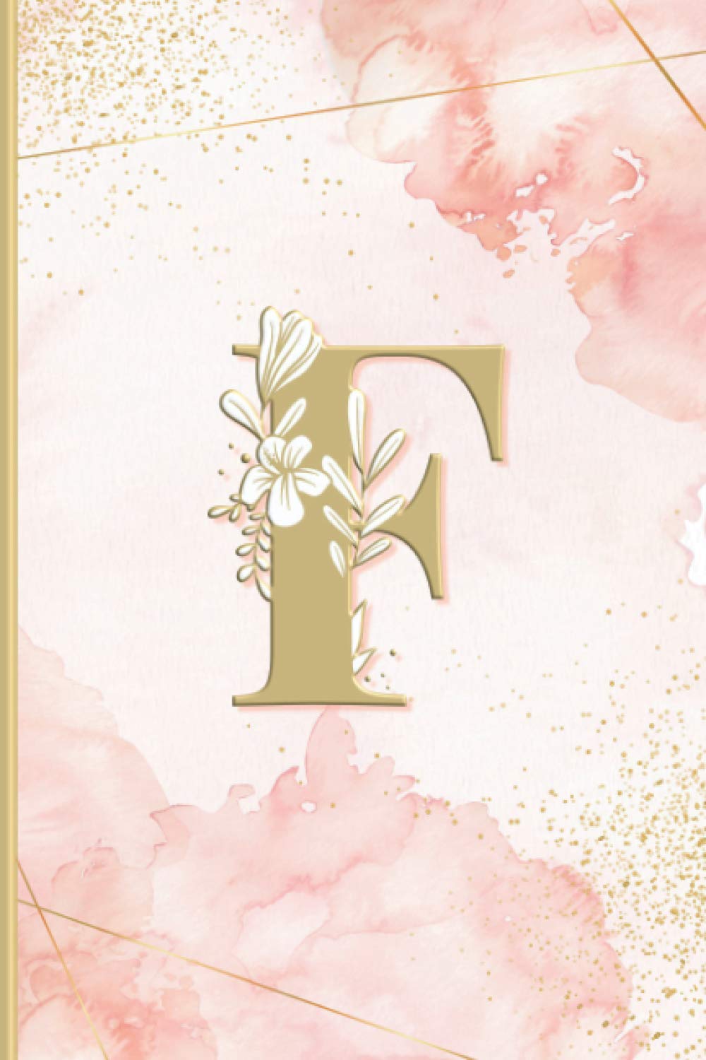 Monogramme Initiale F Carnet De Notes Lettre F Or Jaune | Desertcart ...