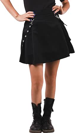 Amazon.com: Sacina Black Goth Skirt, Punk Skirt, Emo Skirt, Black Skirt ...