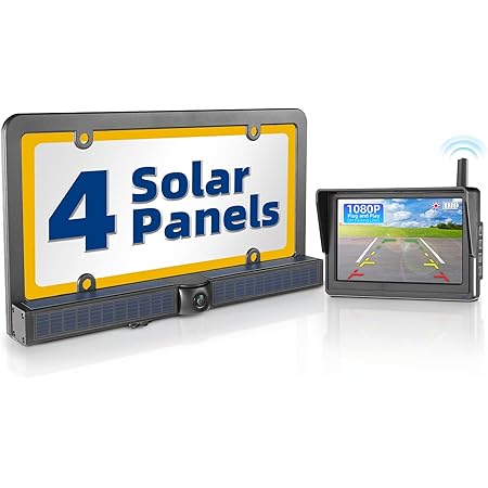 Amazon.com: Upgrade Solar Wireless Backup Camera for Truck, AUTO-VOX ...