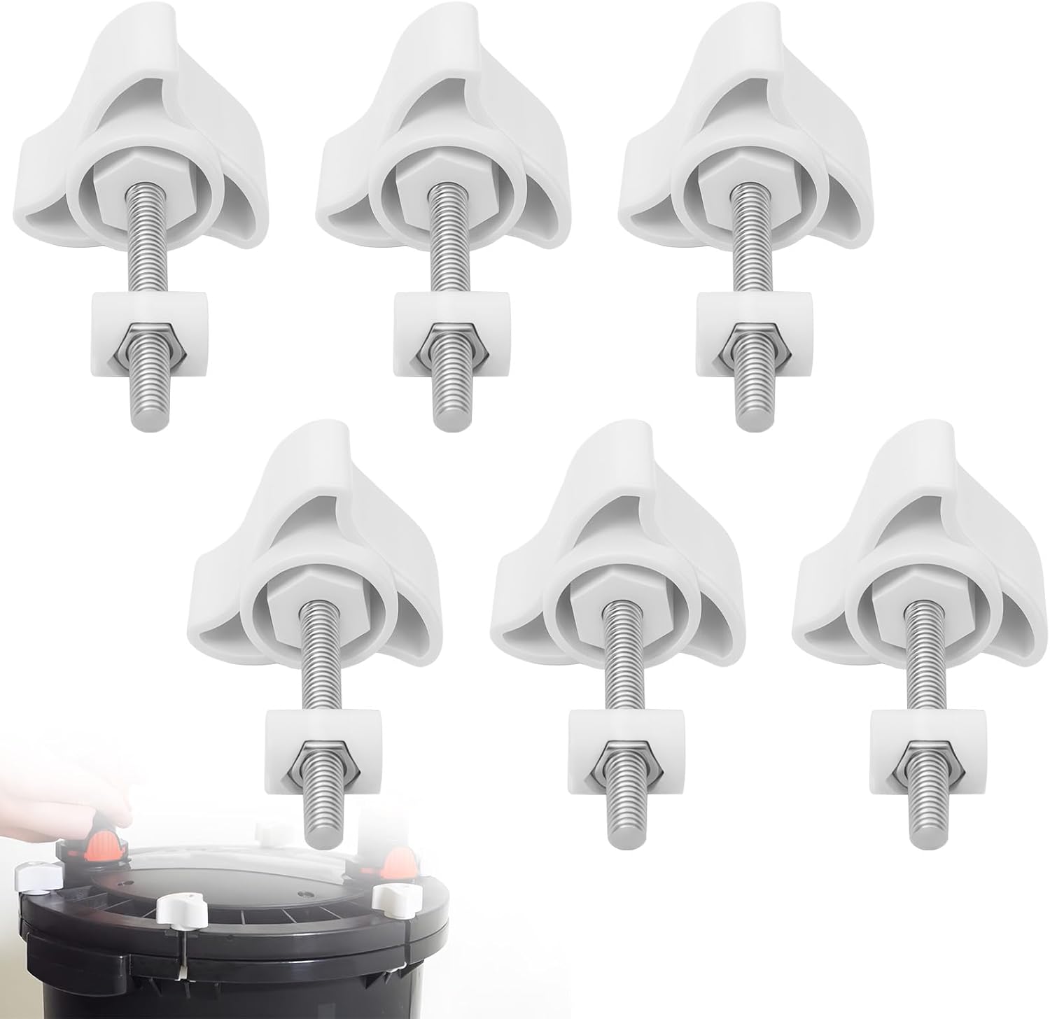 Amazon.com : Cutetool 6PCS A20215 Canister Filter Lid Fastener Locking ...