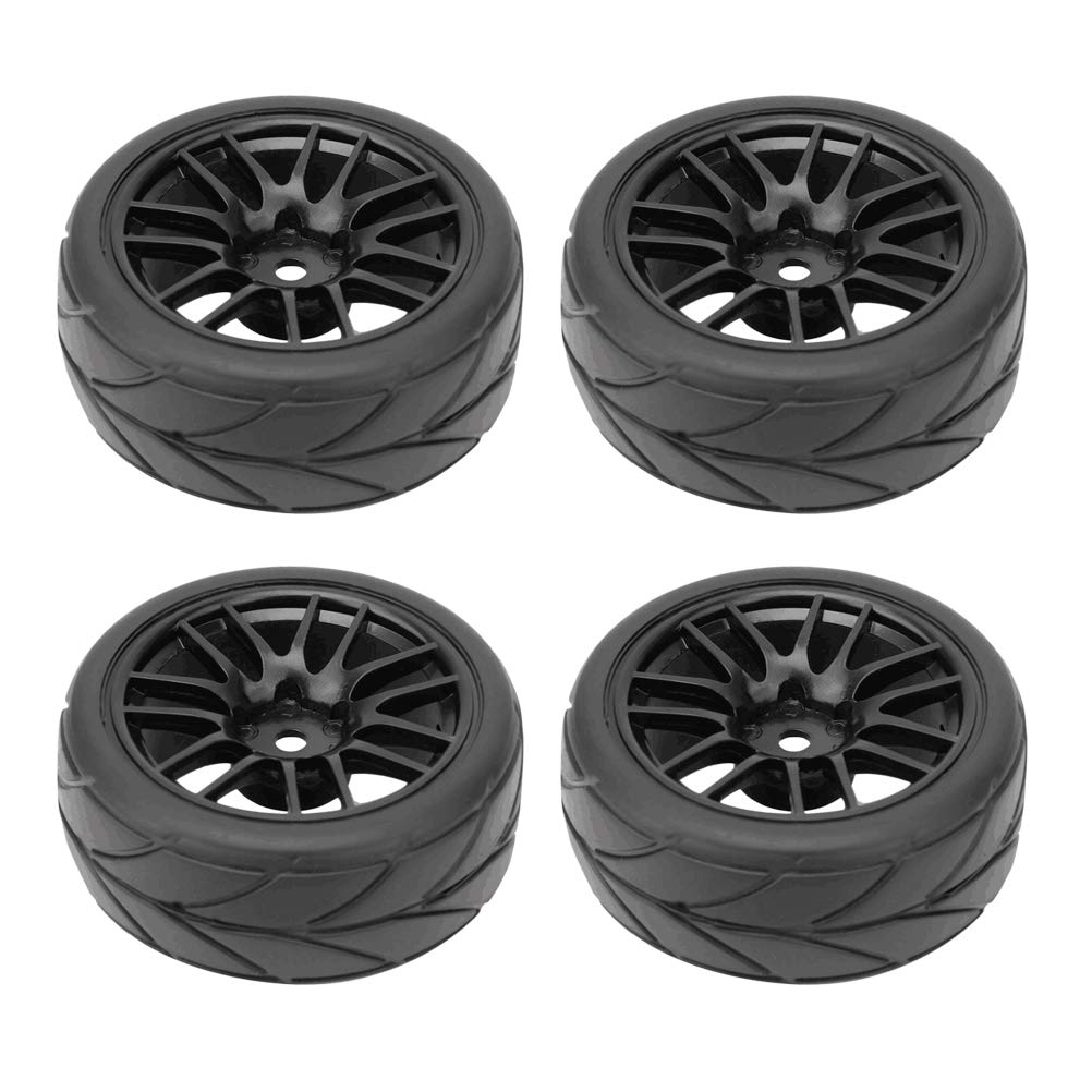Toyvian Rubber Rocks Tyres Wheel Tires for 1:10 RC Car Models Toys ...