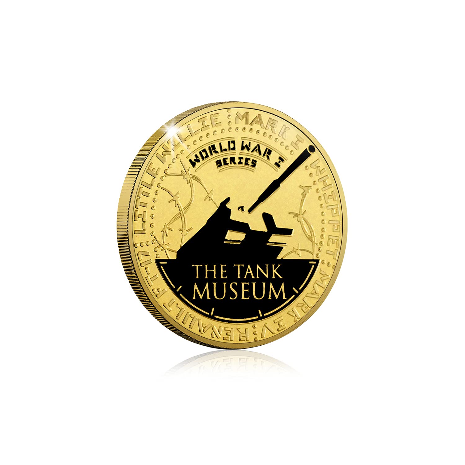WWI World War One Memorabilia Tanks Collection Gold Coin Medal – Mark ...