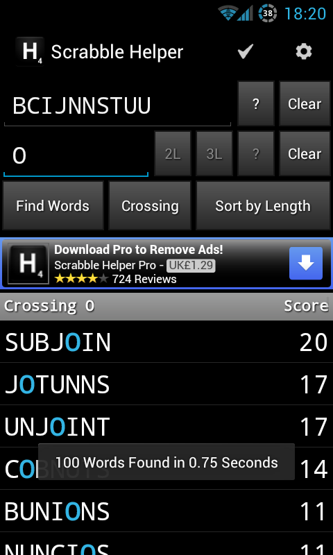 Scrabble Helper - App on Amazon Appstore
