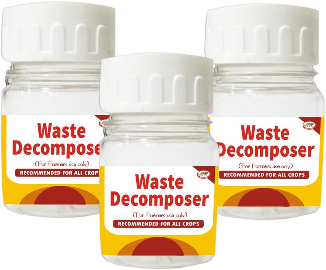 IFFCO Waste Decomposer 4 Bottles | Organic Waste Decomposer for ...