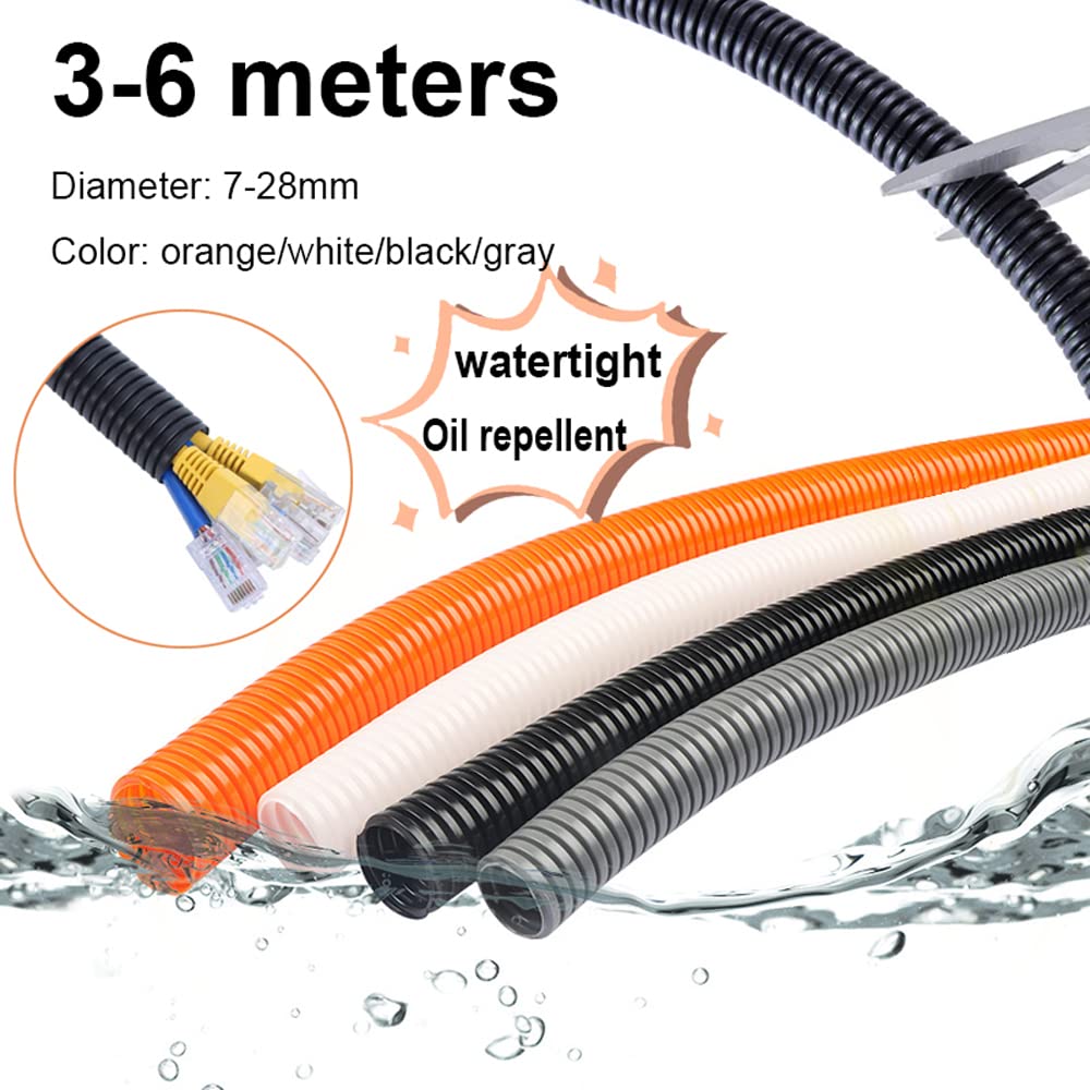 ALM Electrical Conduit Flexible Cable Conduit Sleeving | Convoluted ...