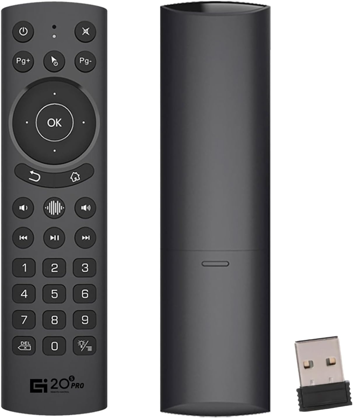 Amazon.com: Backlit Voice Remote Control,USB Wireless Voice Control ...