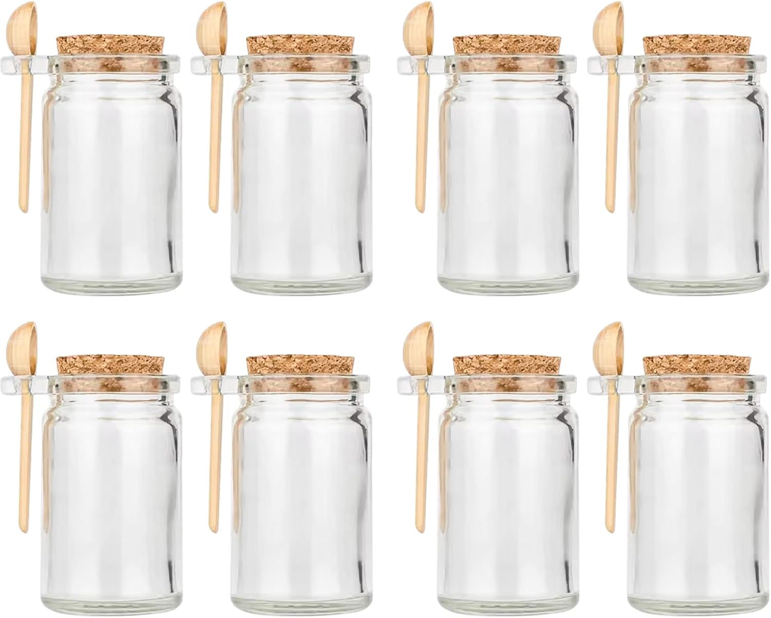 Amazon.com: Bath Salt Container, 8.5oz/250ml Bath Salt Jar, Glass Jar ...