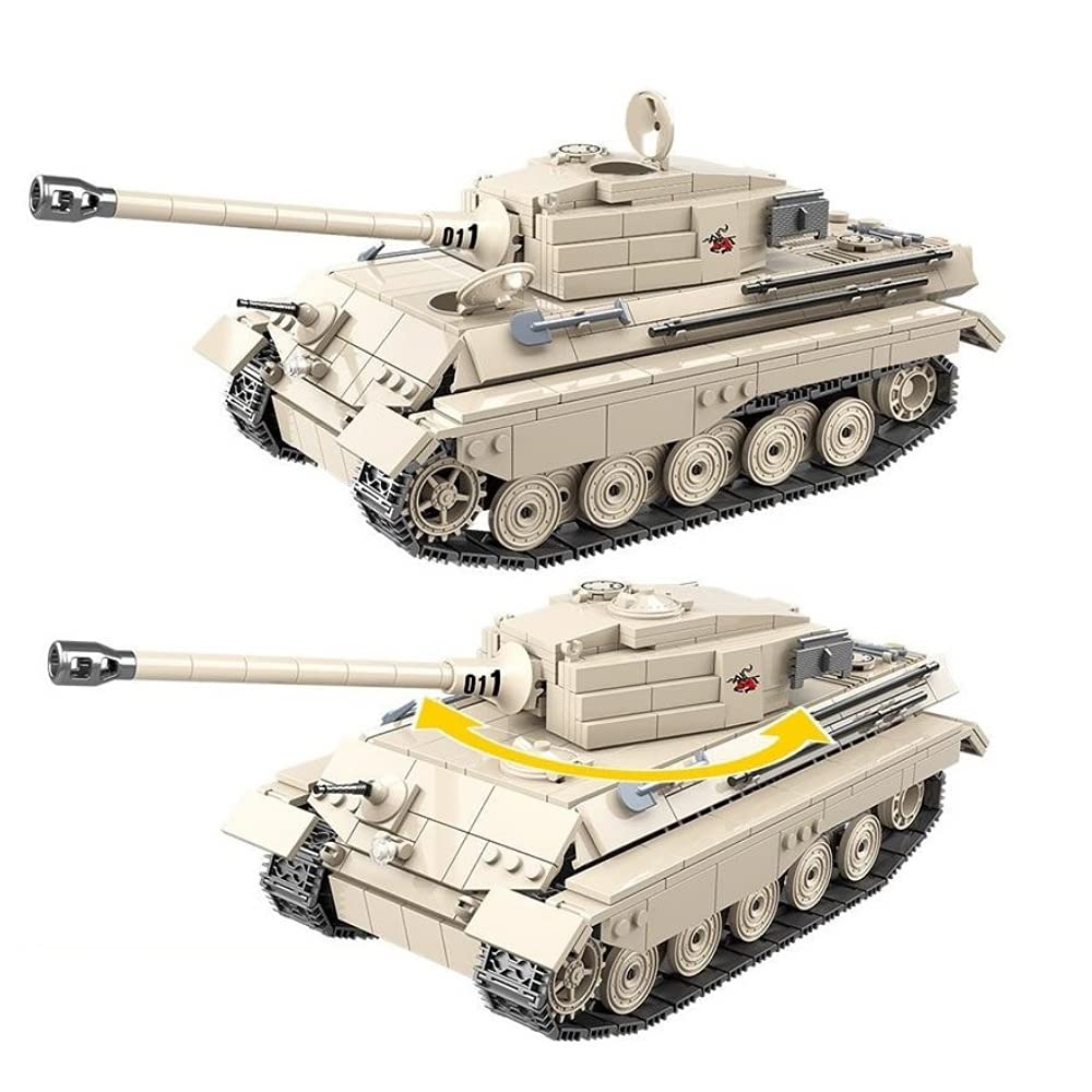 Buy Brick Bazaar German Tank WW2 World War II King Tiger ...