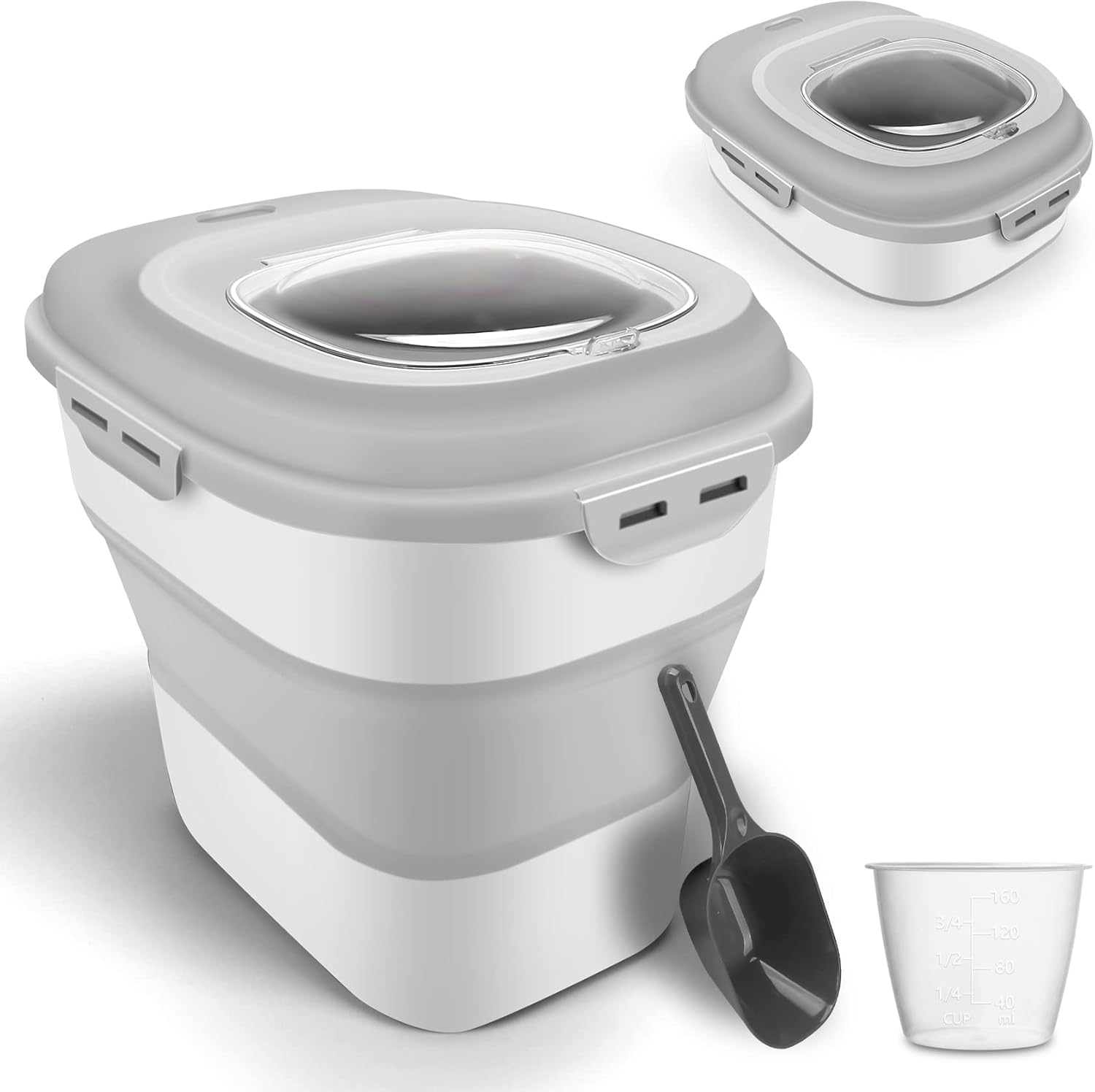 Amazon.com: BTToyy Large Dog Food Storage Container,30lbs Pet Food ...