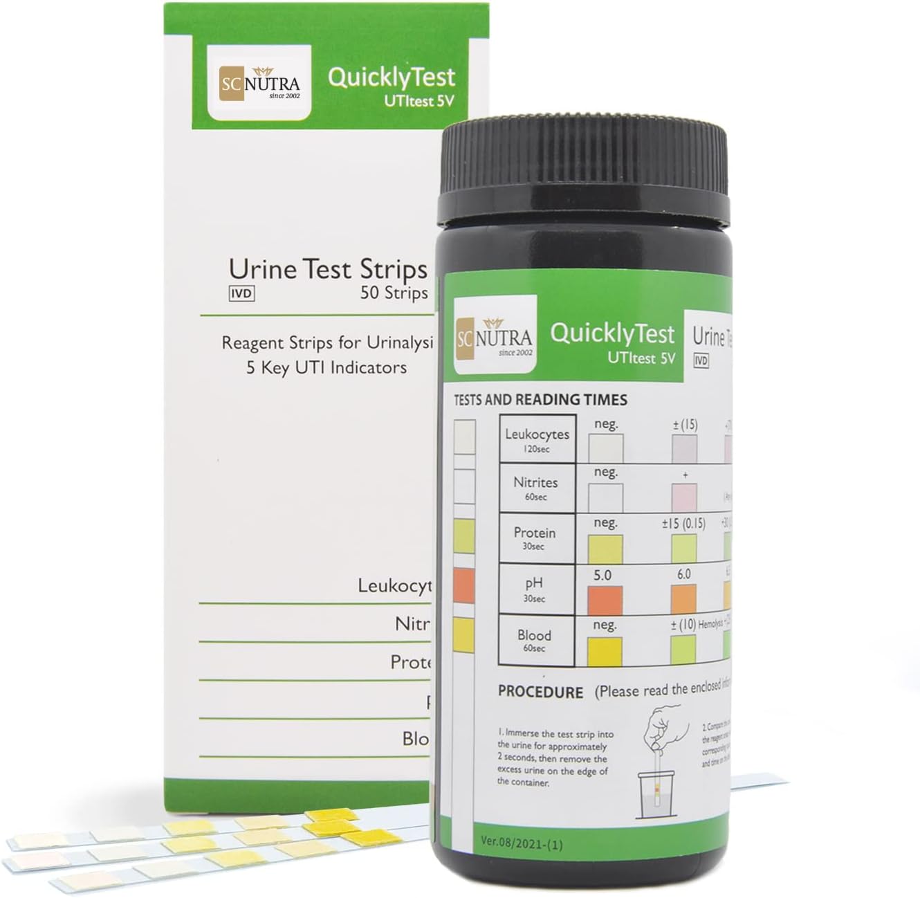 Amazon.com: Urine Test Strips - Quick Testing and Monitoring for UTIs ...