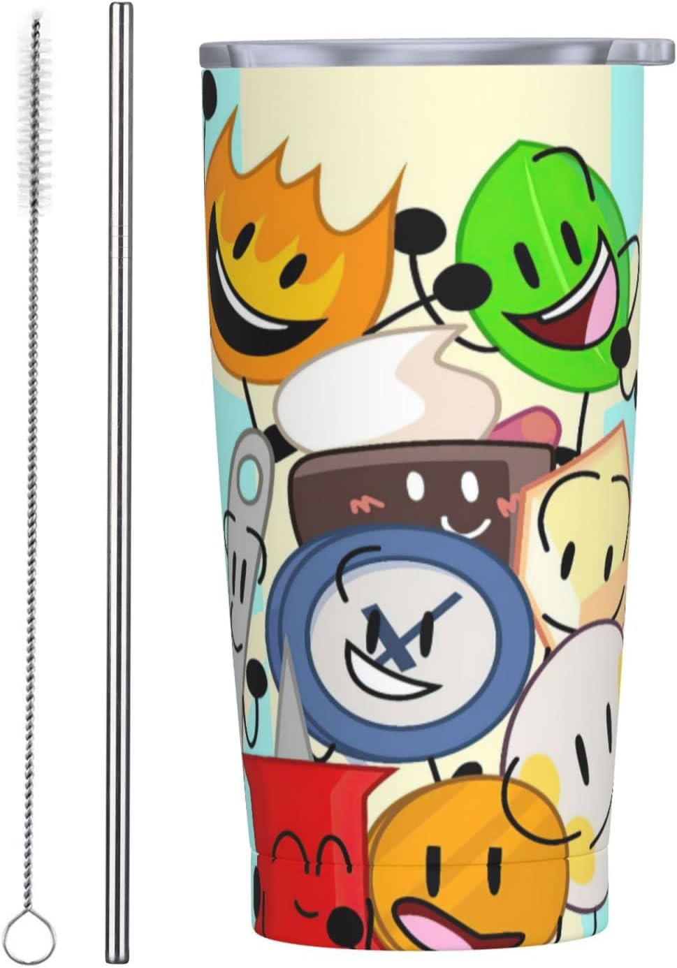 Amazon.com | Bfdi Battle For Dream Anime Stainless Steel Mugs Insulated ...