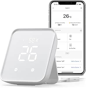 Matter Smart remote control SwitchBot Hub 2 WiFi HomeKit BLE IR ...