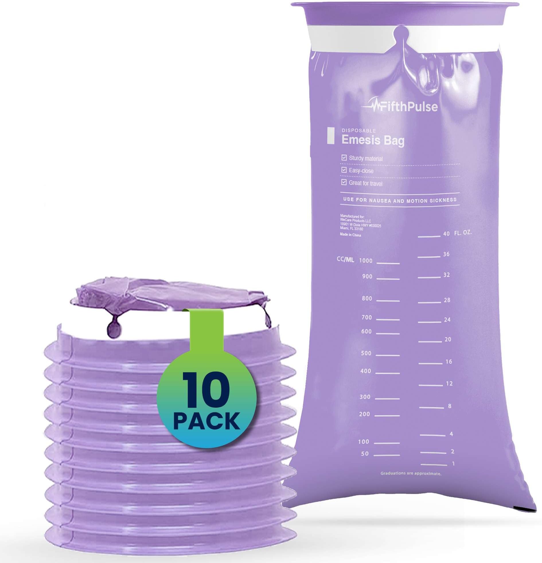 Amazon.com: FifthPulse Disposable Lavender Emesis Bags - Pack of 10 ...