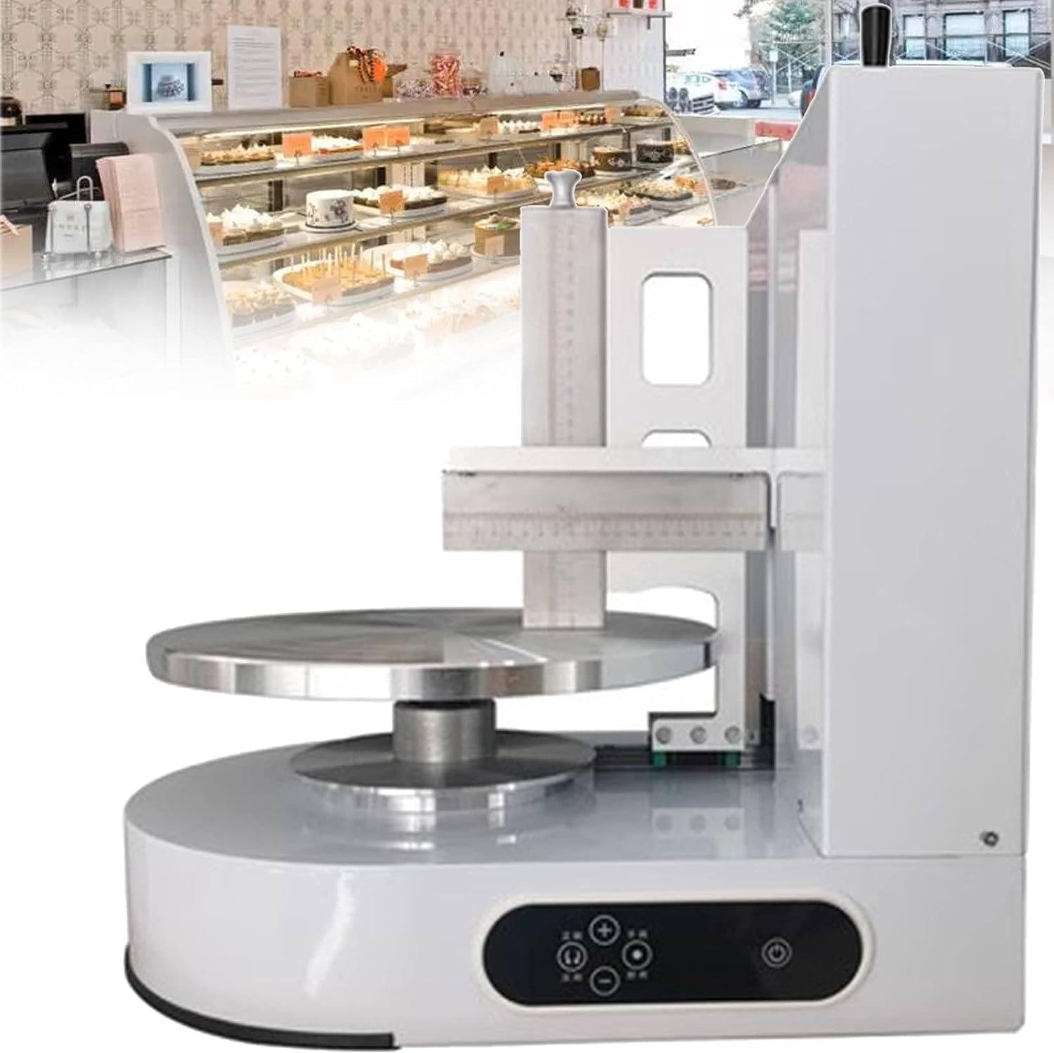 Amazon.com: Semi Automatic Birthday Cake Cream Spreading Machine Cakes ...