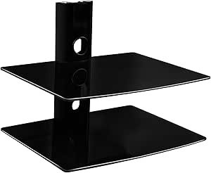 Mount-It! Floating Wall Mounted Shelf Bracket Stand for AV Receiver ...