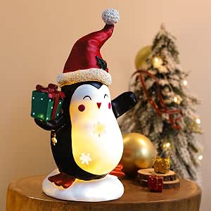 Amazon.com: 12"Christmas Solar Penguin Decorations Lights - Waterproof ...
