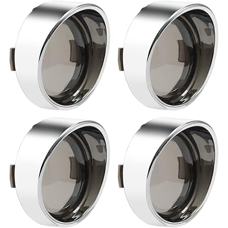 Motorcycle Blinker Kit NTHREEAUTO Bullet Turn Signal Light Lens Cover ...