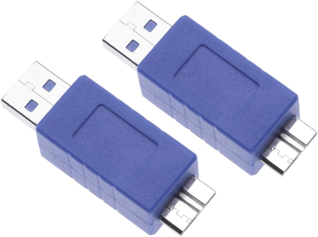 Amazon.com: Keple 2 Pieces USB 3.0 Male to Micro B Male Adapter USB A ...