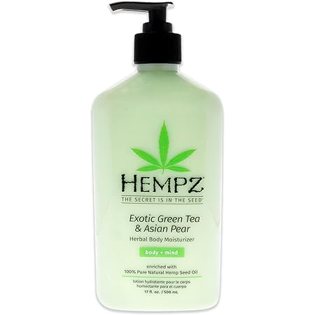 Amazon.com: Exotic, Natural Herbal Body Moisturizer with Pure Hemp Seed ...