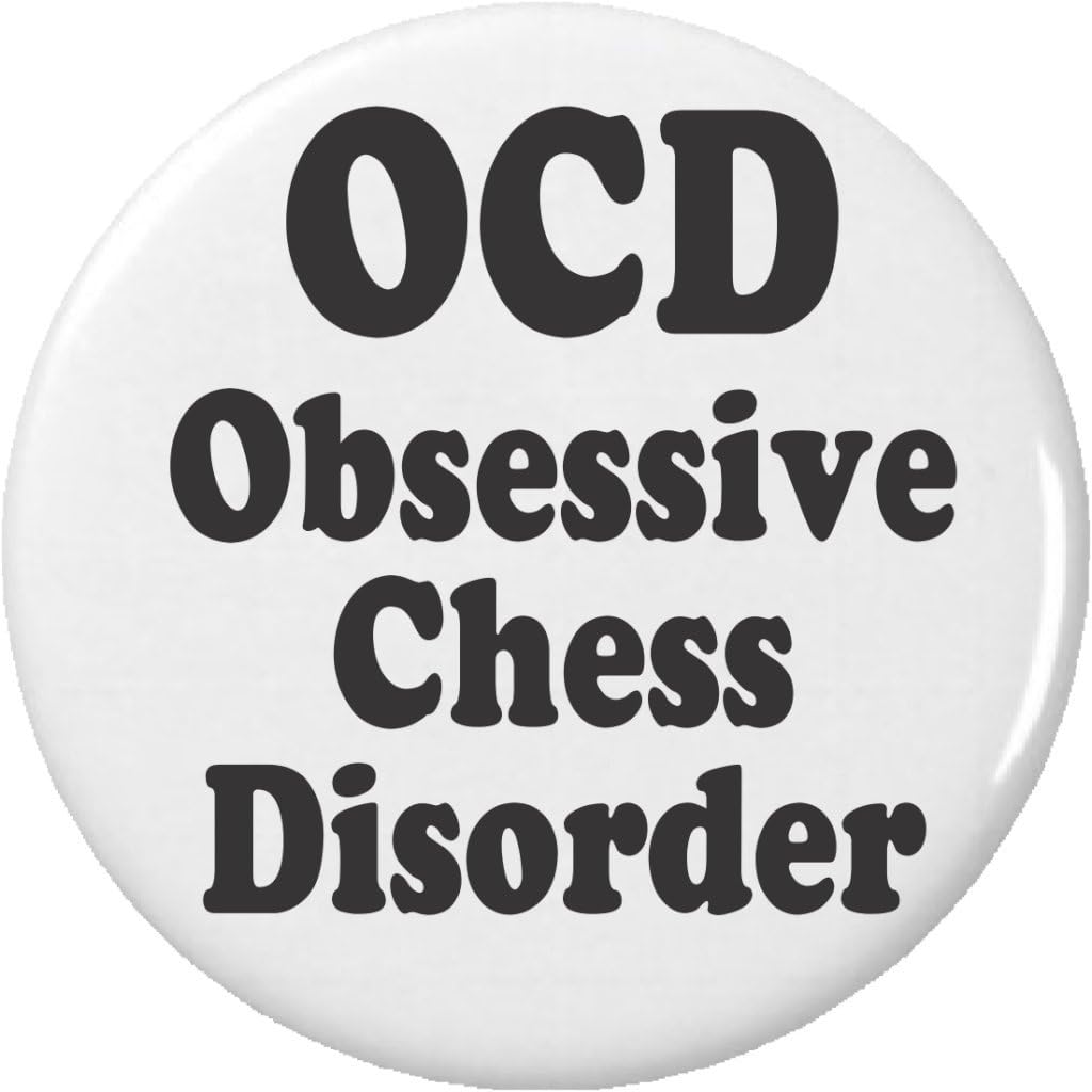 Amazon.com: OCD Obsessive Chess Disorder 2.25” Large Magnet Funny Humor ...