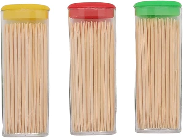 Amazon.com: Handy Housewares 3-pack Toothpick Travel Storage Containers ...