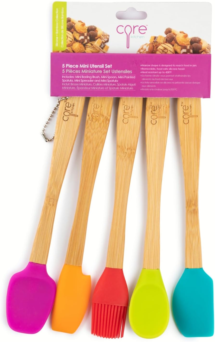 Amazon.com: Core Kitchen 5 Piece Crete Mini Utensil Set : Home & Kitchen
