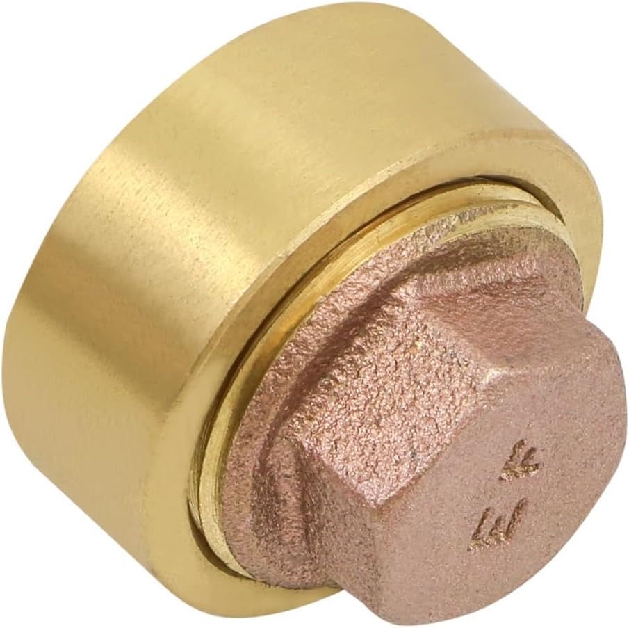 Amazon.com: Highcraft DWV End Cleanout Tee with Plug 1-1/2" C Clean Out ...