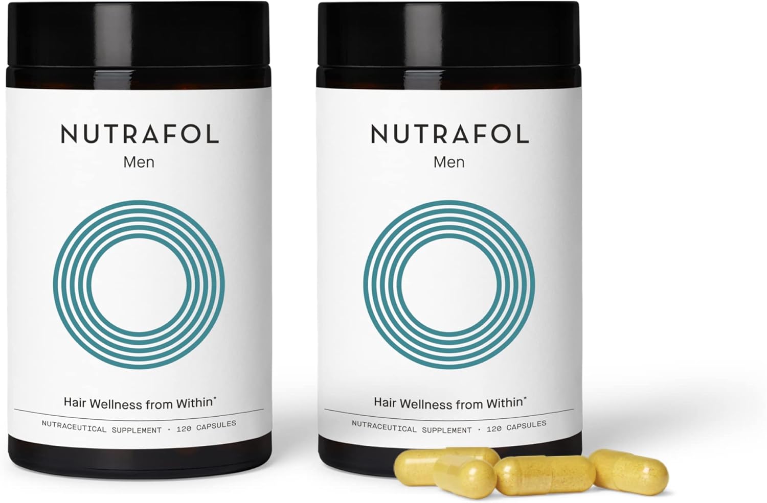Amazon.com: Nutrafol Men's Hair Growth Supplement, Clinically Proven for Thicker-Looking ...