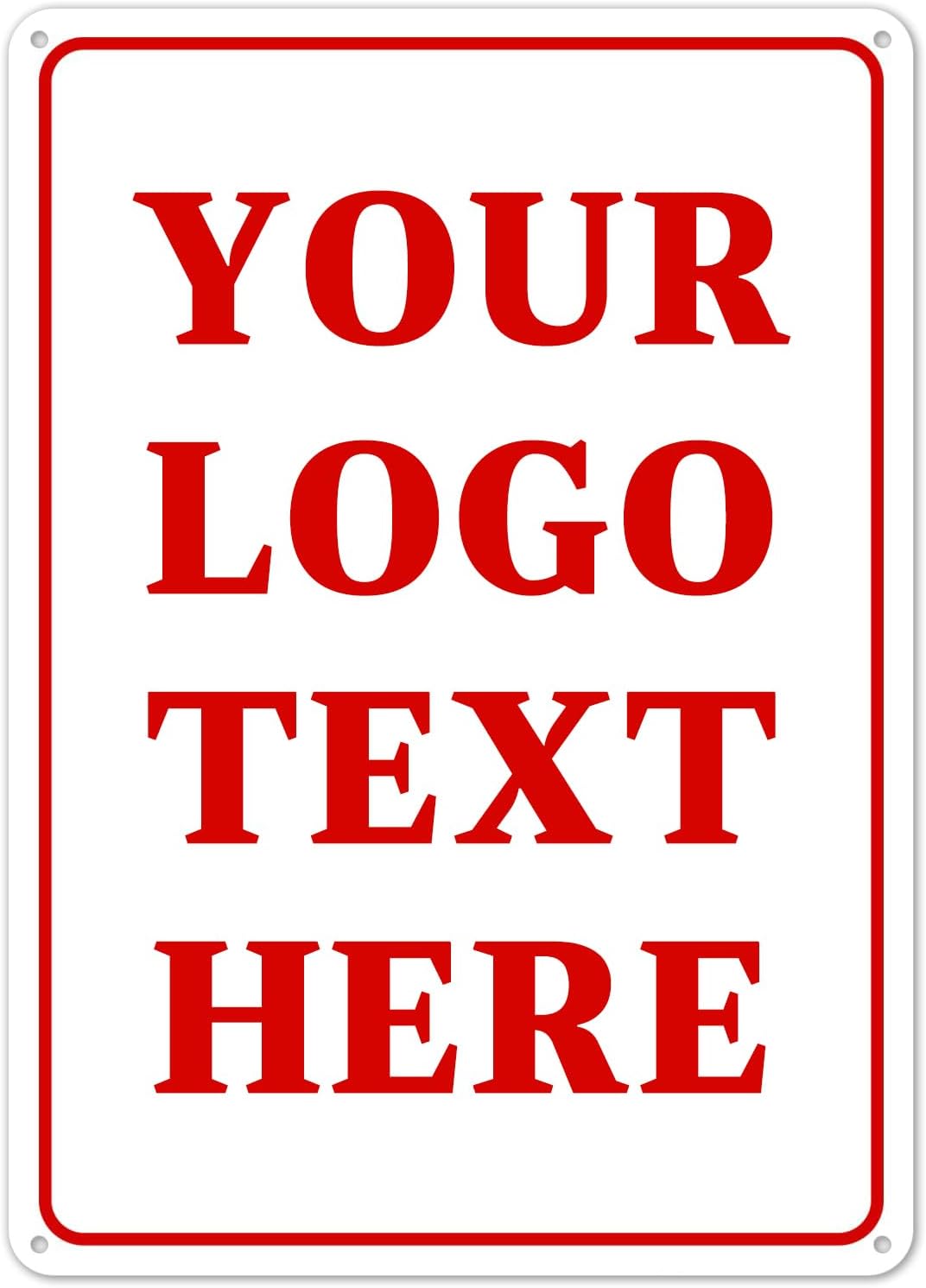 Amazon.com: 24x18 Inch Personalized Custom Metal Sign - Extra-Large ...