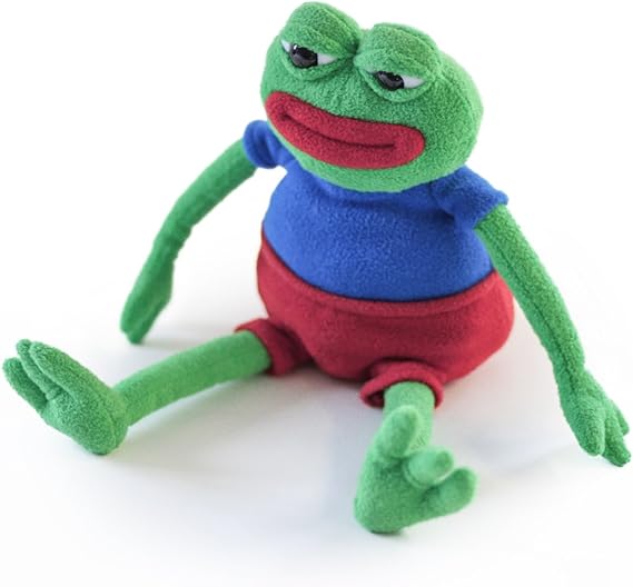 Amazon.com: Hashtag Collectibles Pepe The Frog - The Official Plush ...