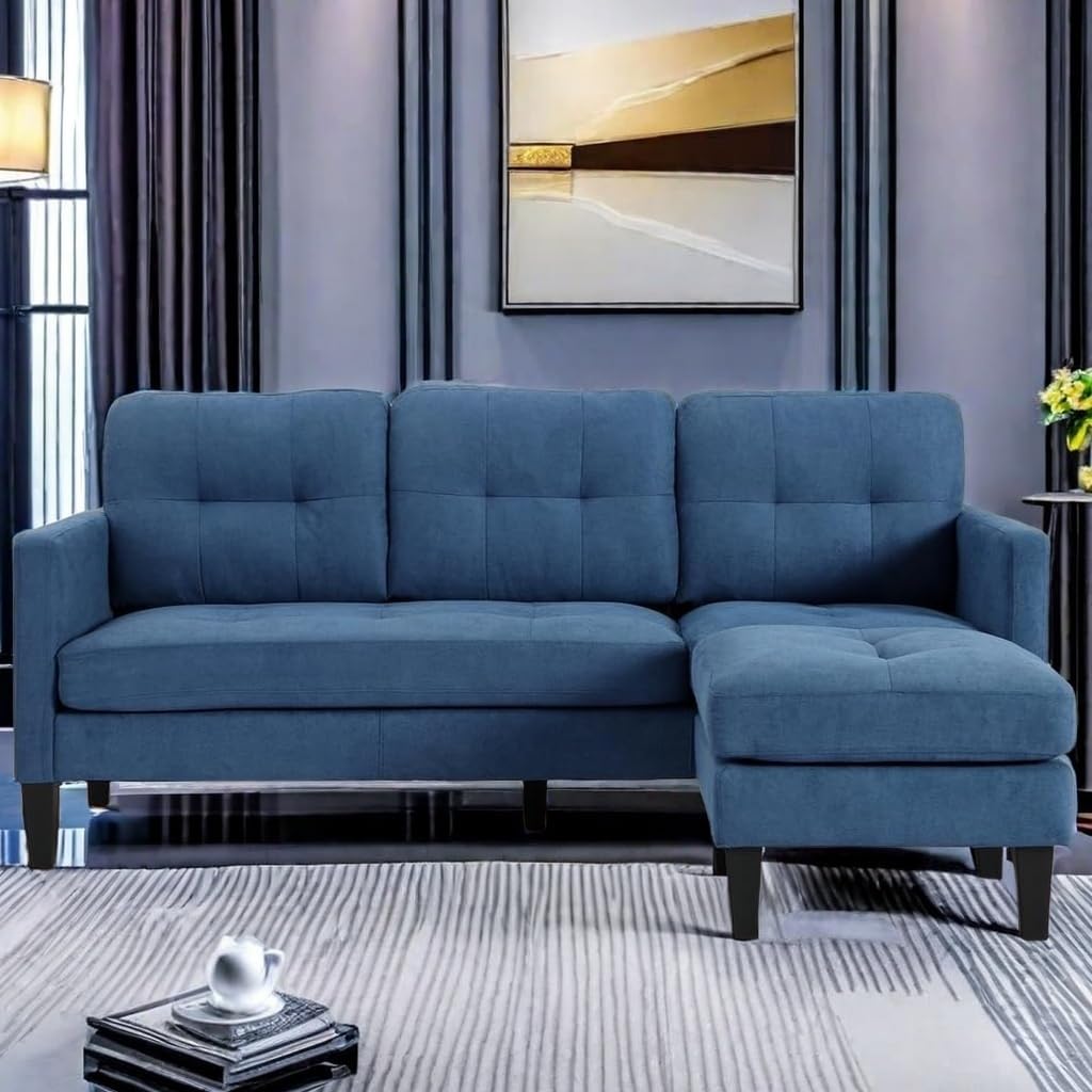 Amazon.com: FONTOI Small Sectional Couches - L Shape Sectional Couch ...
