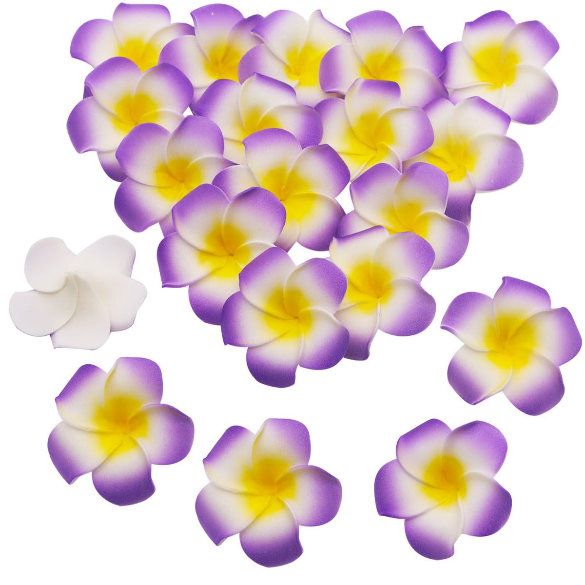 Purple Hawaiian Flowers Background