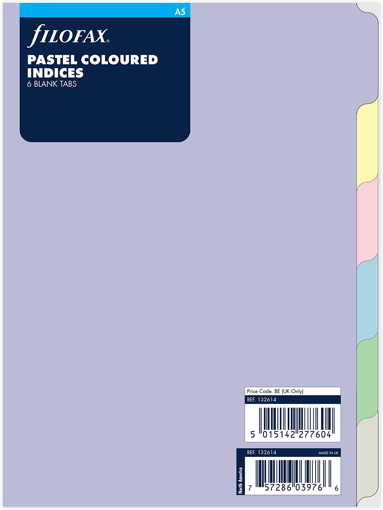 A5 Indigo Dividers : Amazon.co.uk: Stationery & Office Supplies