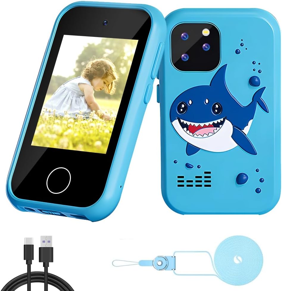 Kinder Handy, Smartphone für Mädchen Jungen, 28 Zoll großer Touchscreen ...