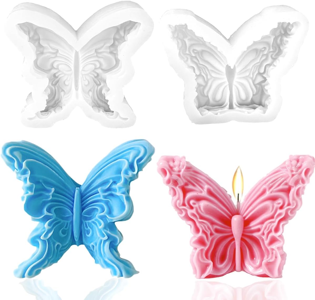 Amazon.com: KXJHY 3D Lion Resin Mold King Silicone Cylinder Animal ...