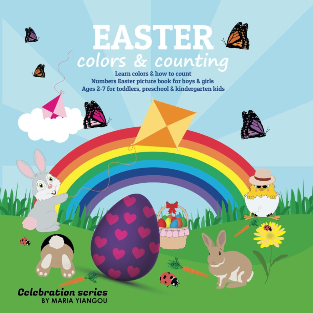 EASTER colors & counting: Learn colors & how to count. Numbers Easter ...