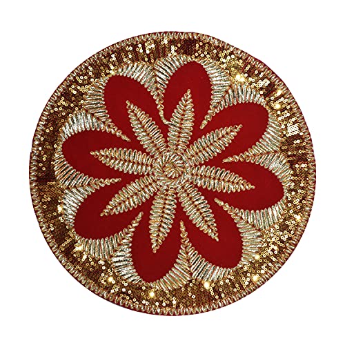 Buy Elegant Gota Work fancy ALTAR Cloth for POOJA/PUJA or CHOWKI in ...