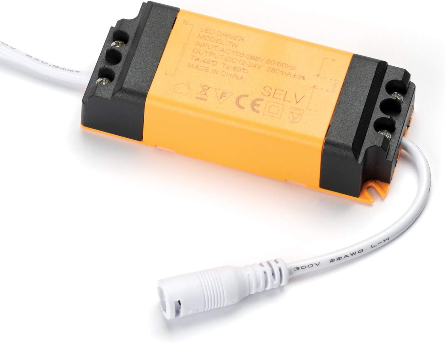 LED Driver Model: 7W 12-24V 280mA Constant Current Transformer Driver ...