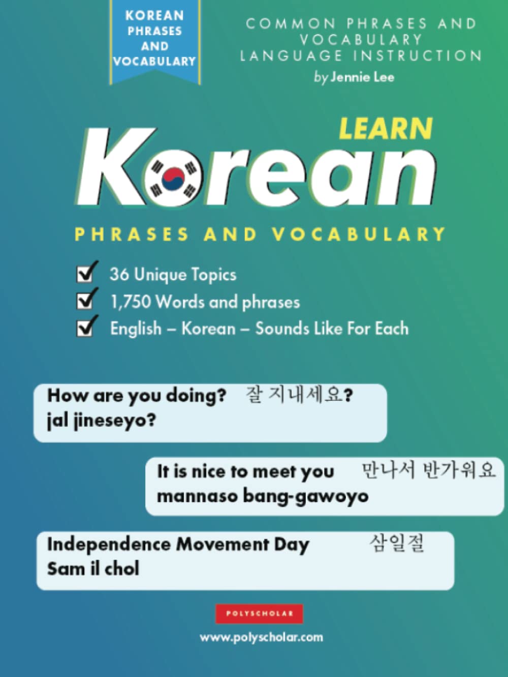 Learn Korean Phrases and Vocabulary: An Easy Study Book for Beginner ...