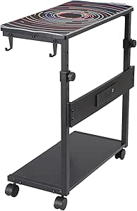 Amazon.com: IRONKOM Adjustable Computer Tower Stand, 2-Tier ATX-Case ...