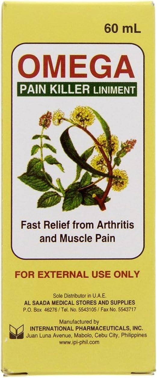 Omega Pain Killer Liniment 60ml : Amazon.ae: Health