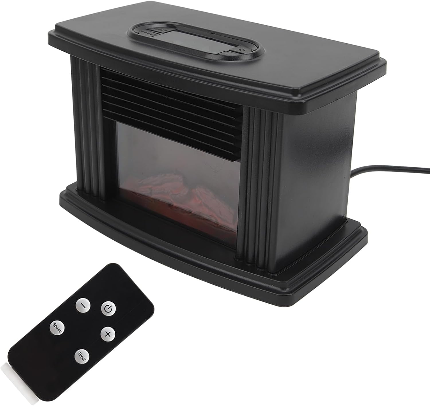 Amazon.com: Focket Space Heater, Fireplace Design Efficient LED Temp ...