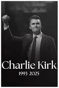 Amazon.com: Hazzzey Charlie Kirk Memorial Poster Art Print Donald Trump ...