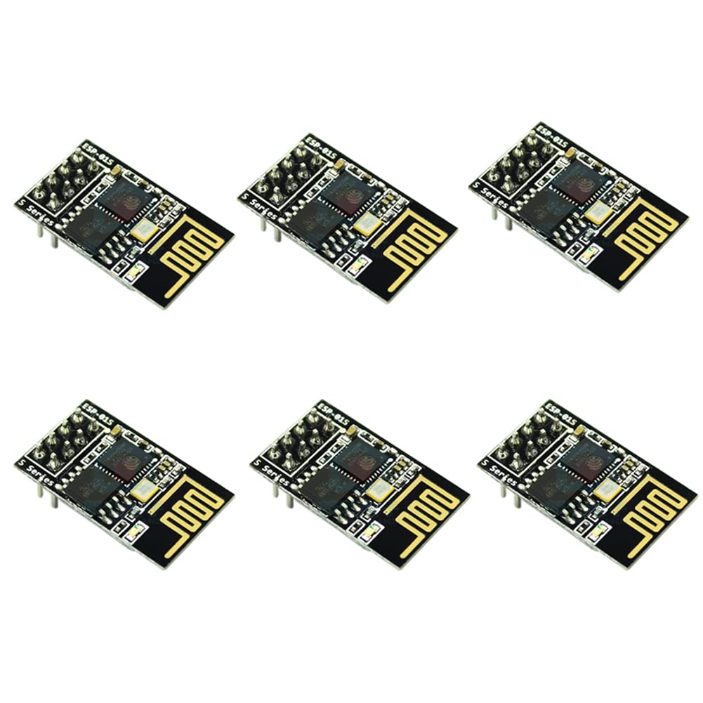 Buy 6PCS ESP8266 ESP-01S WiFi Serial Transceiver Module 1MB Flash 3-6V ...