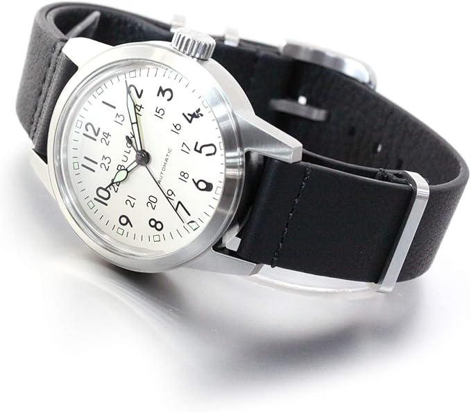Amazon.co.jp: [ブローバ]BULOVA 腕時計 メンズ 自動巻き メカニカル ミリタリー Military 96A246 [正規 ...