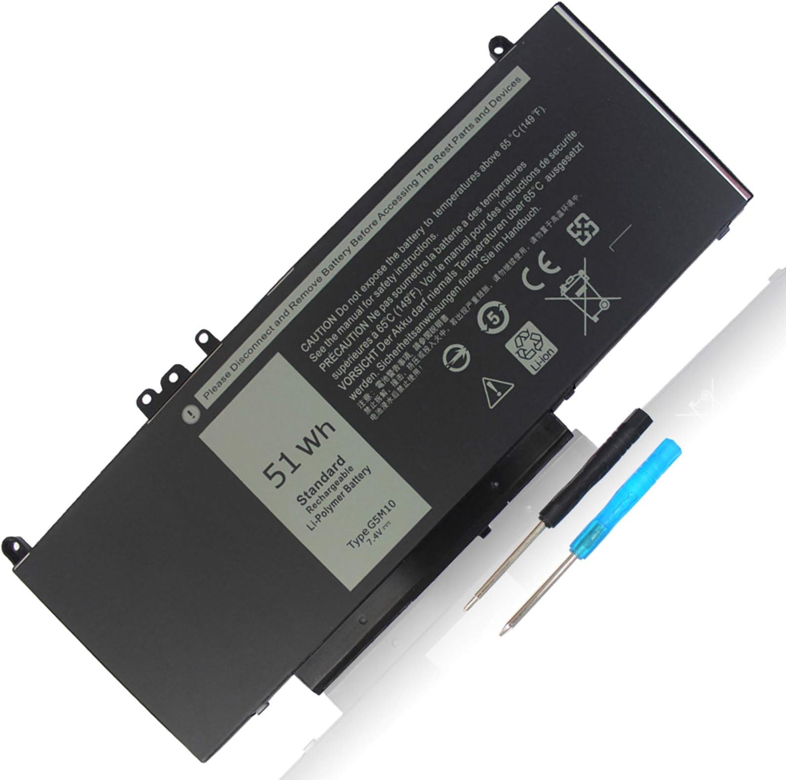 Amazon.com: DELL G5M10 Laptop Battery for Dell Latitude 14 E5450 ...