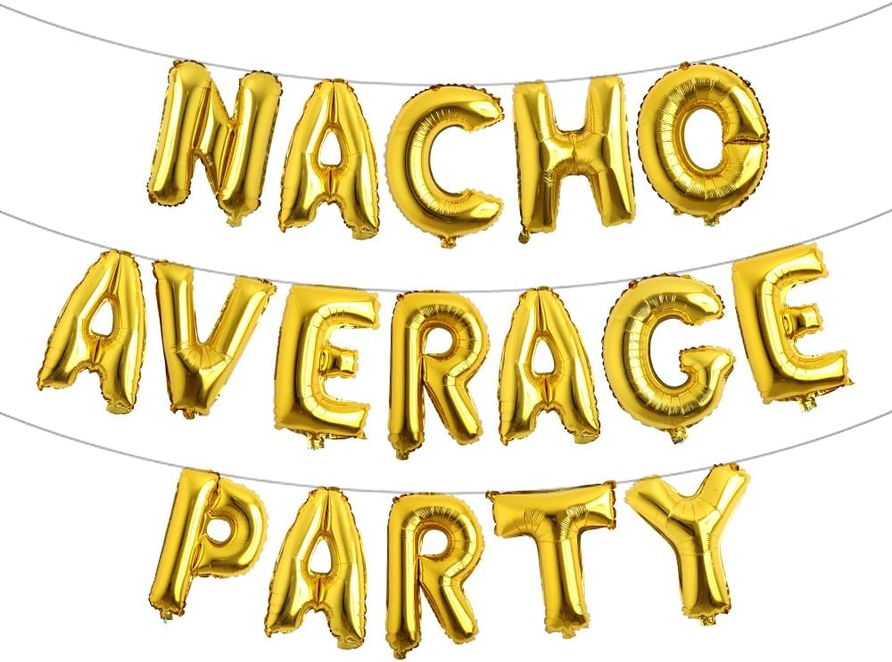 Amazon.com: Nacho Average Party Decoration Nacho Average Party Balloons ...
