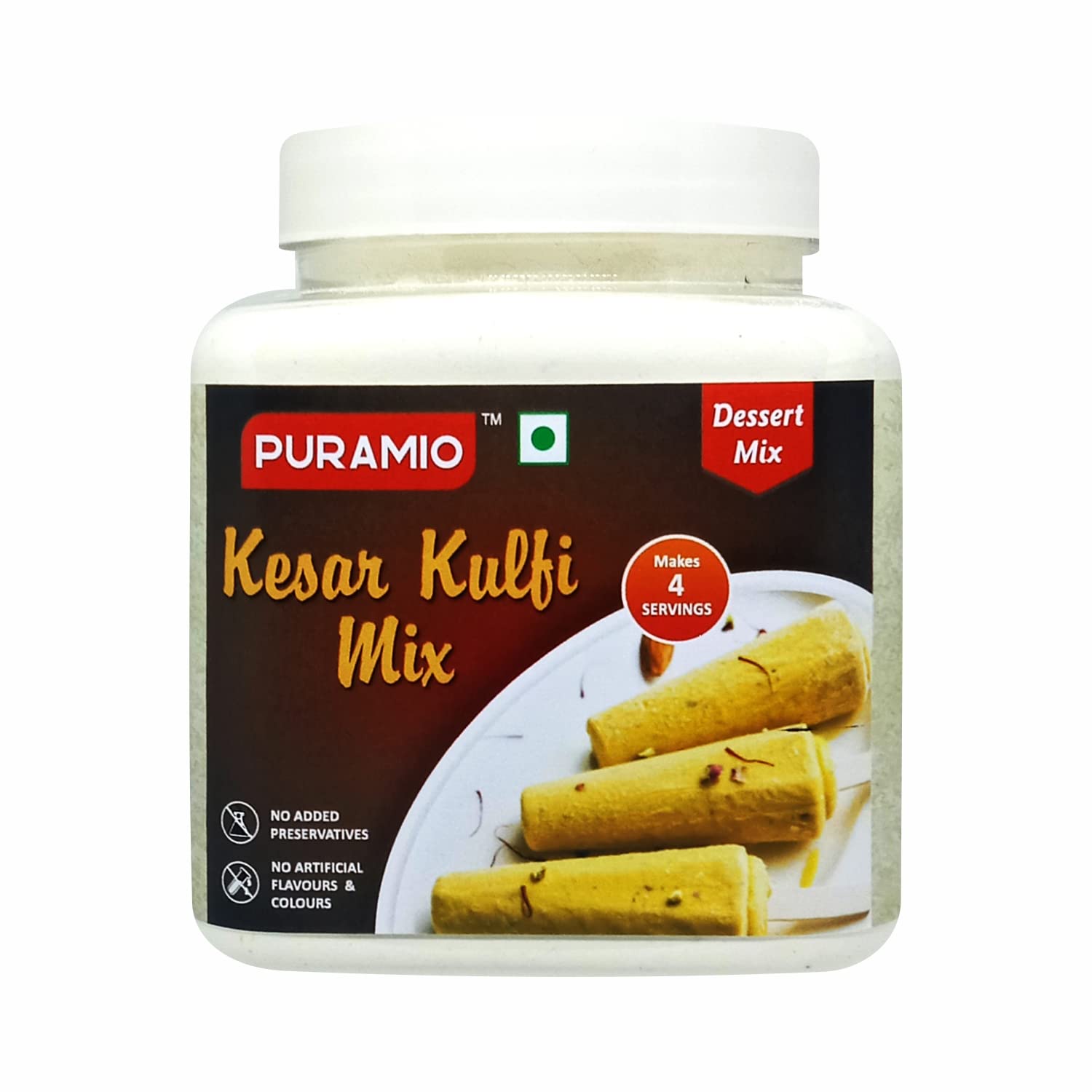 Puramio Instant Kesar Kulfi Mix, (500g) : Amazon.in: Grocery & Gourmet ...