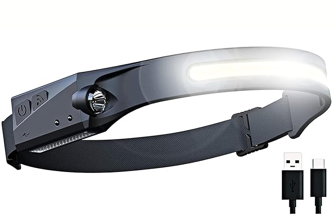 Rechargeable LED Head Torch Hunter, head light upto 1km Range with ...