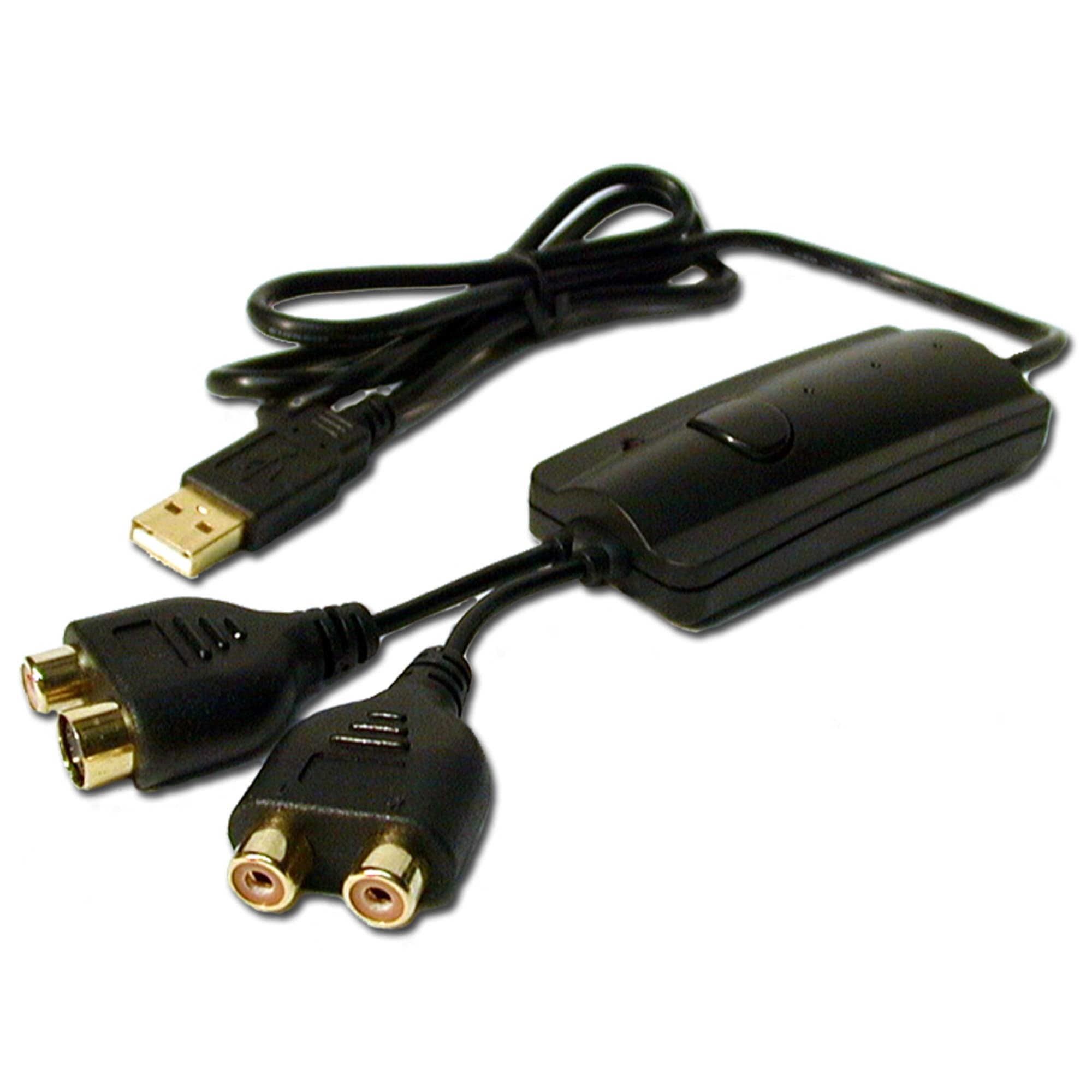 Amazon.com: QVS USB to Audio & Video Capture Adapter Cable : Electronics